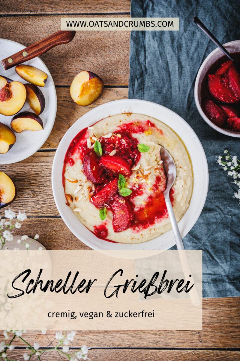 Griebrei Mit Hafermilch Wird Nicht Fest