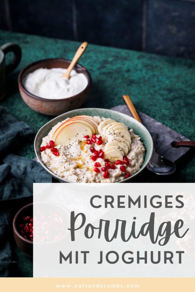 Porridge mit Joghurt (super cremig & gesund)